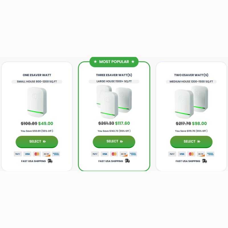 Esaver Watt Energy Saving Device | InfinitePowerSolutions.com
