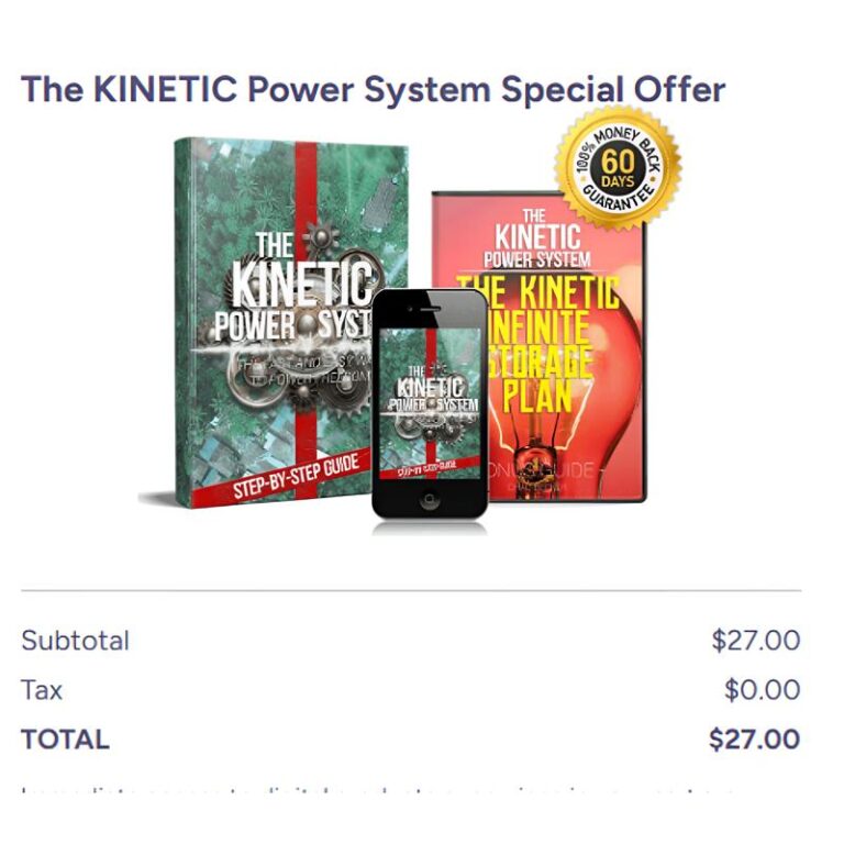Kinetic Power System | InfinitePowerSolutions.com